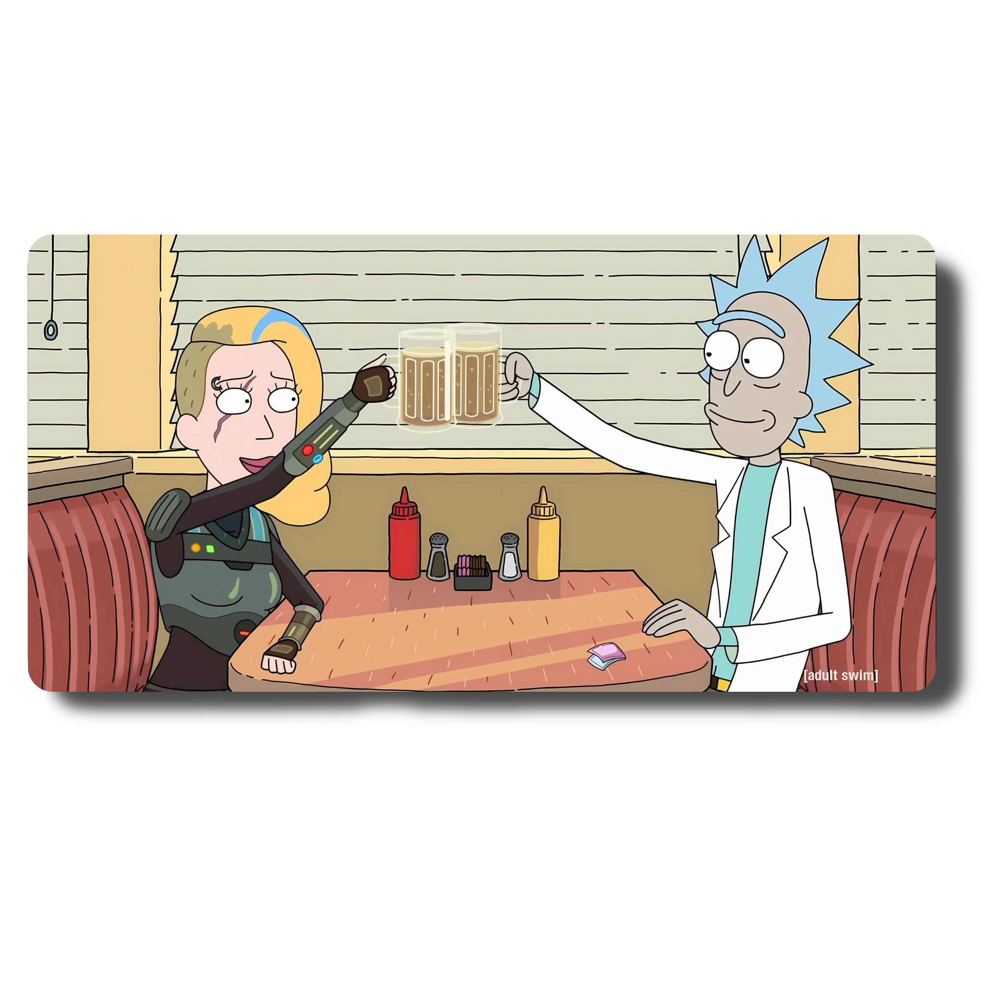 Mouse Pad Mouse Space Beth Maus Pad Rick and Morty