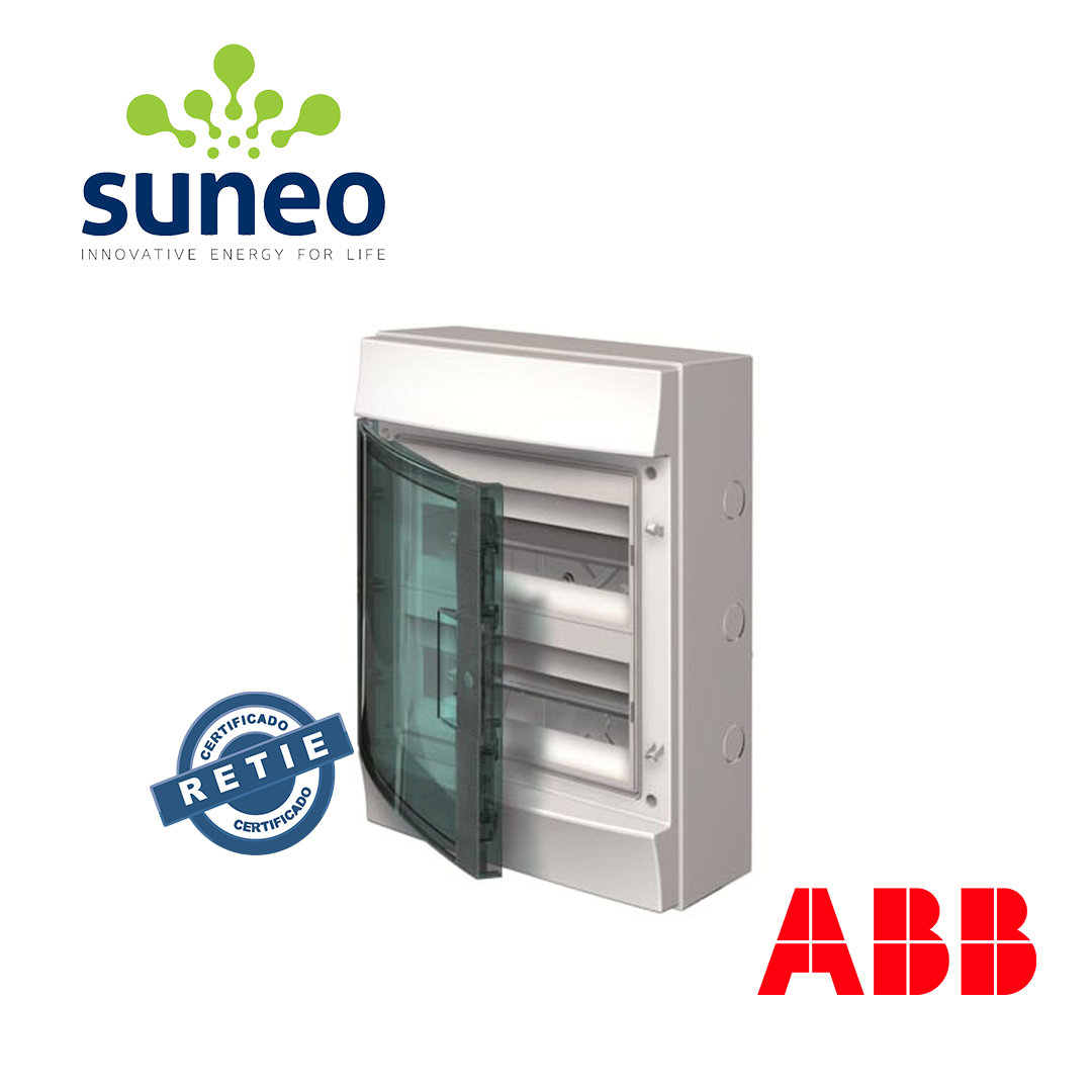 Tablero de sobreponer ABB 24 MODULOS IP65 - RETIE