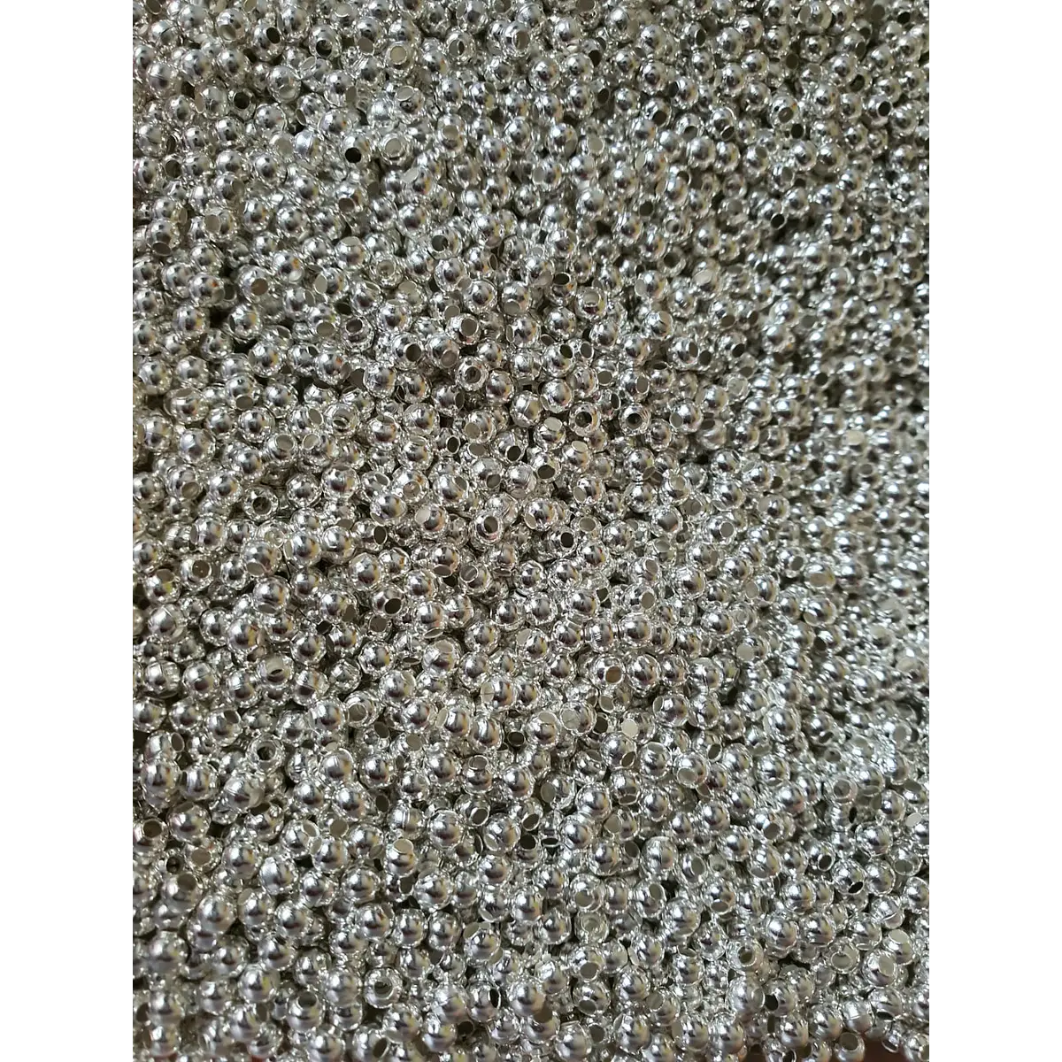 3mm | Balin Metálico Plateado