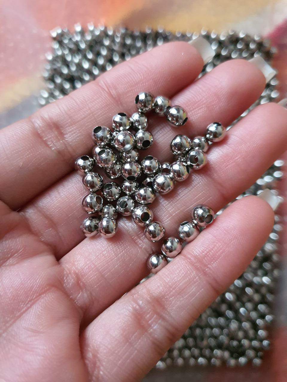 5mm | Balin Metálico Niquelado