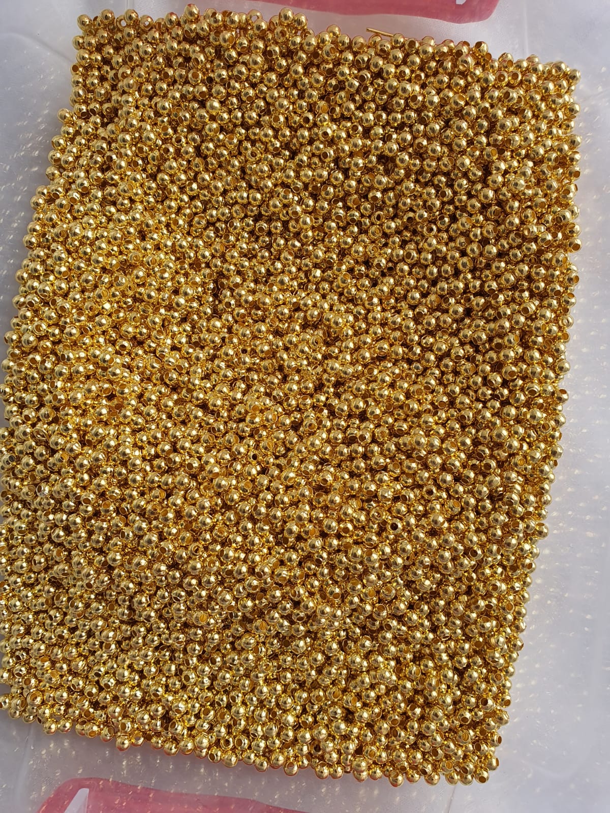 3mm | Balin Metálico Dorado