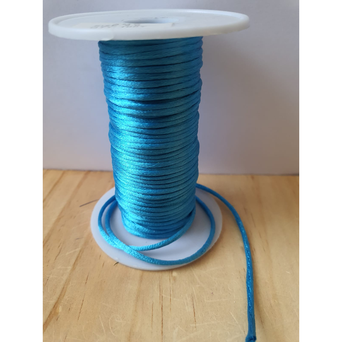 10 metros Cola de Ratón | 2mm | Celeste Capri