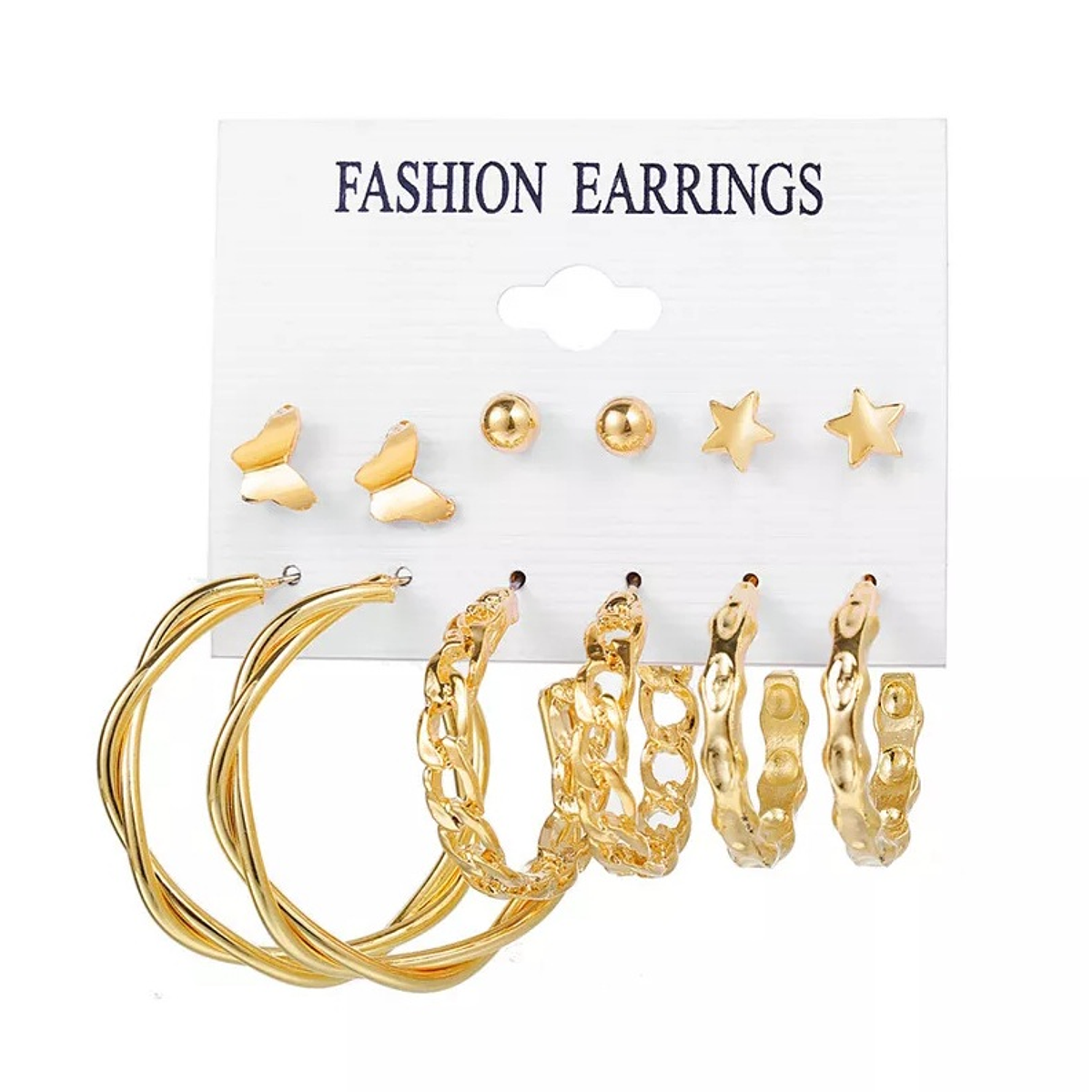 Set de 6 aritos | Mariana