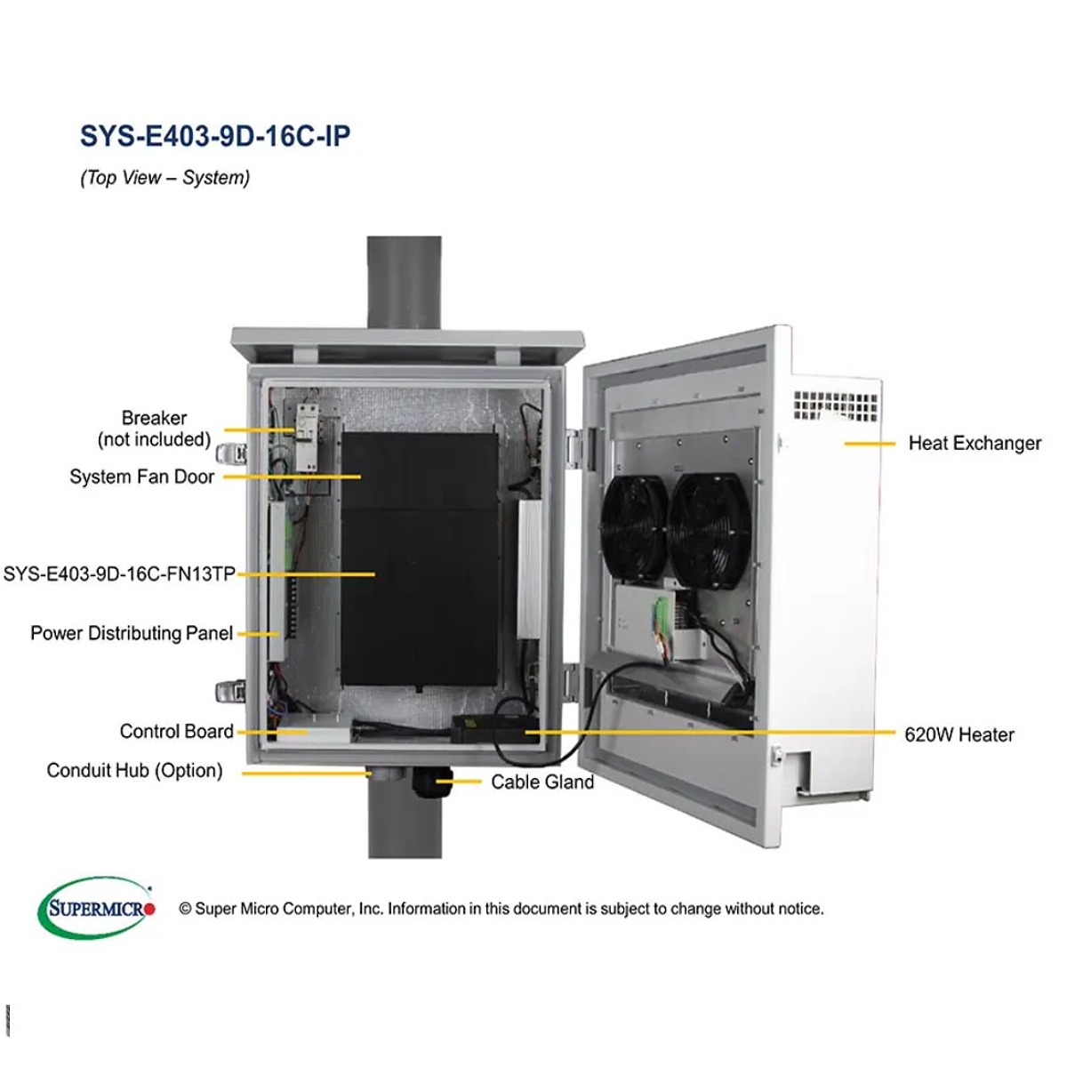 Ip65 Supermicro. Outdoor Edge Server Systems