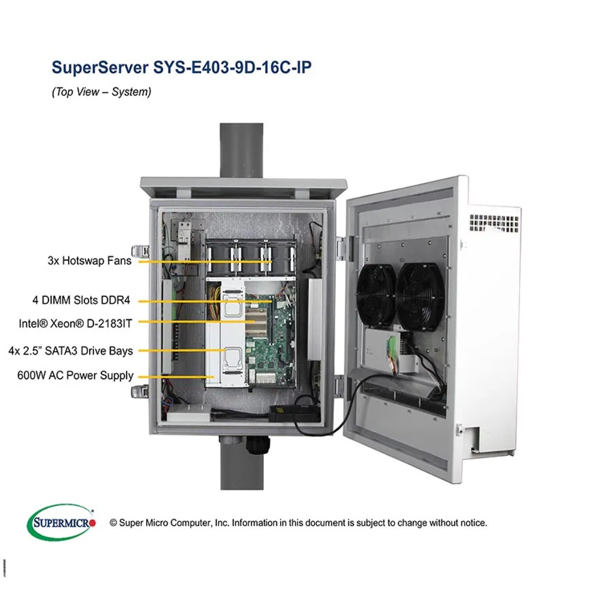 Ip65 Supermicro. Outdoor Edge Server Systems