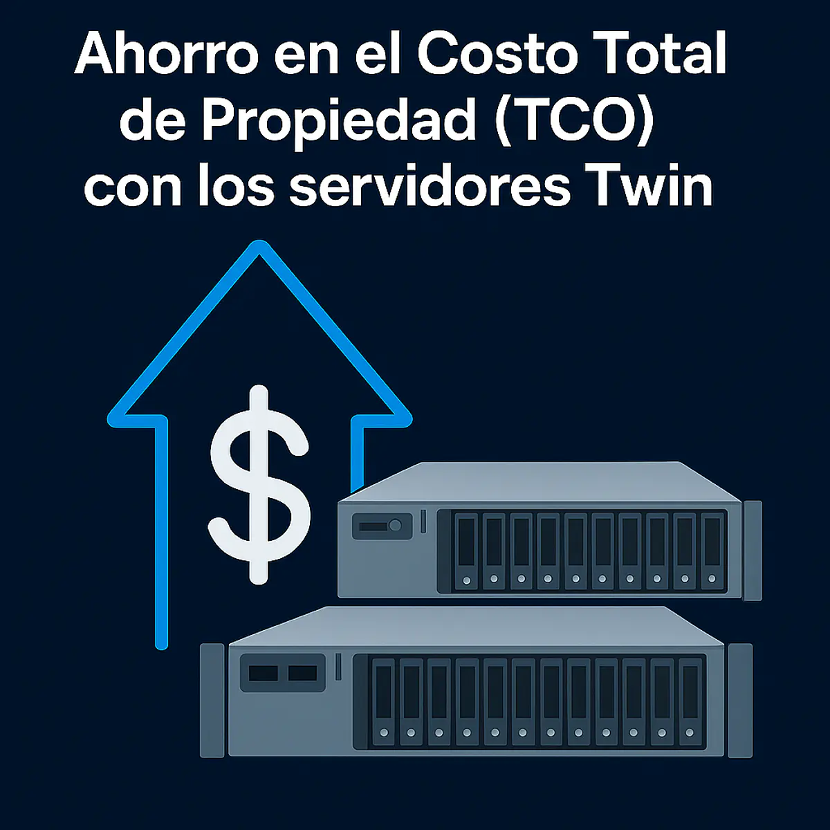 Savings in Total Cost of Ownership (TCO) with servers