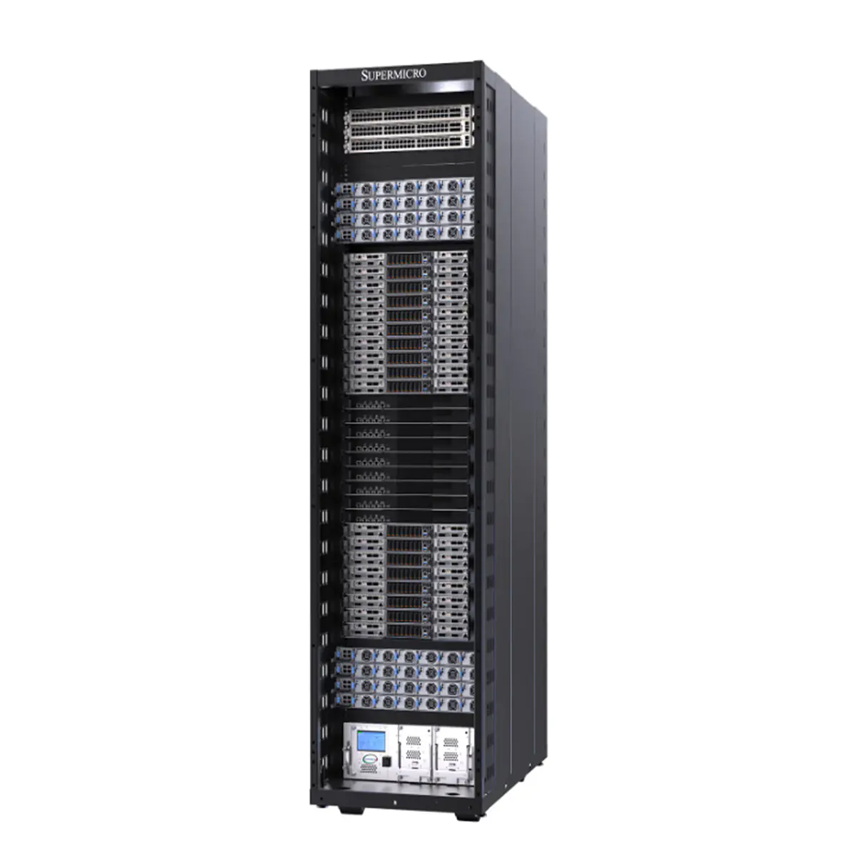 Supermicro NVIDIA GB200 NVL72 Rack solution