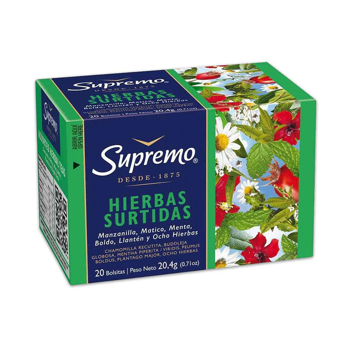 TÉ HIERBAS SURTIDAS 23,4G - SUPREMO
