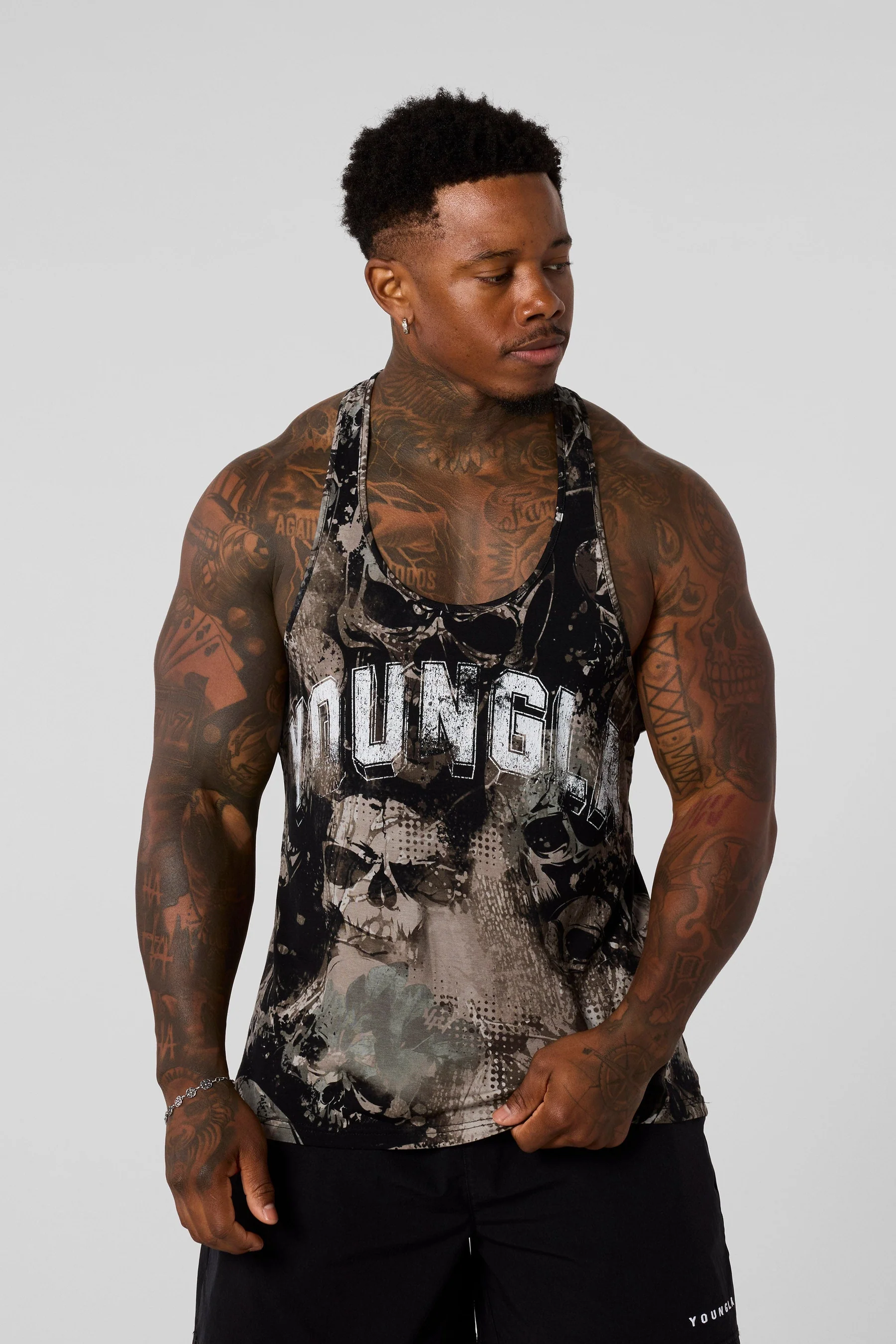 3066 - Musculosa Camufraje Runtech - Calavera