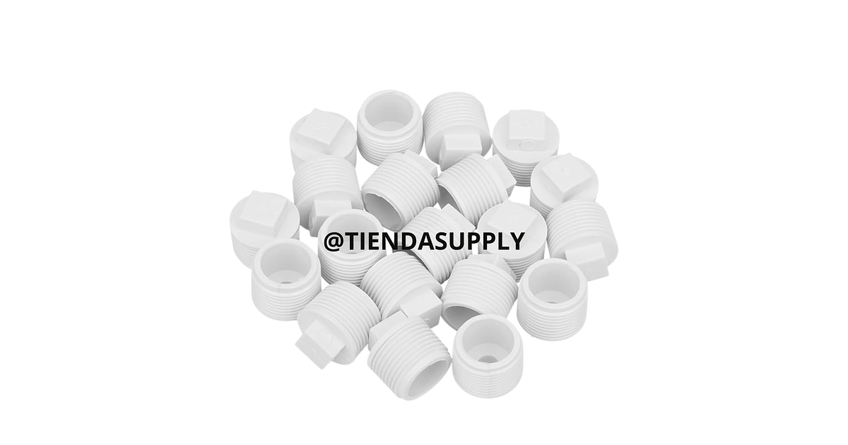 TAPON MACHO ROSCADO PVC