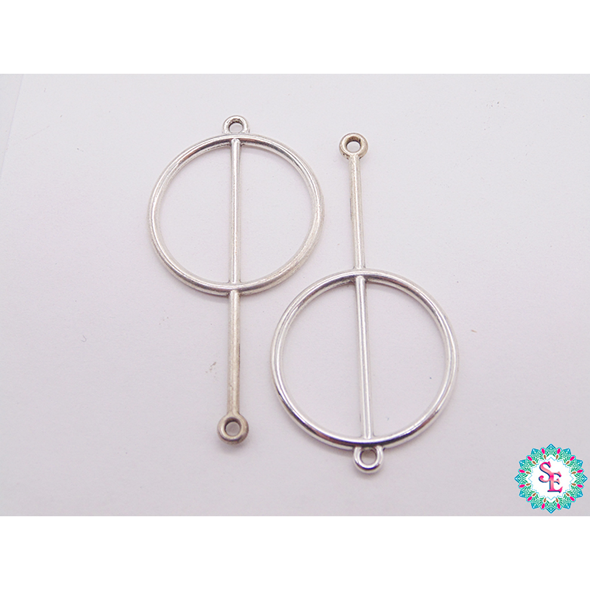 SAMAK SILVER TERMINAL CIRCLE STICK MED 41MM X UND