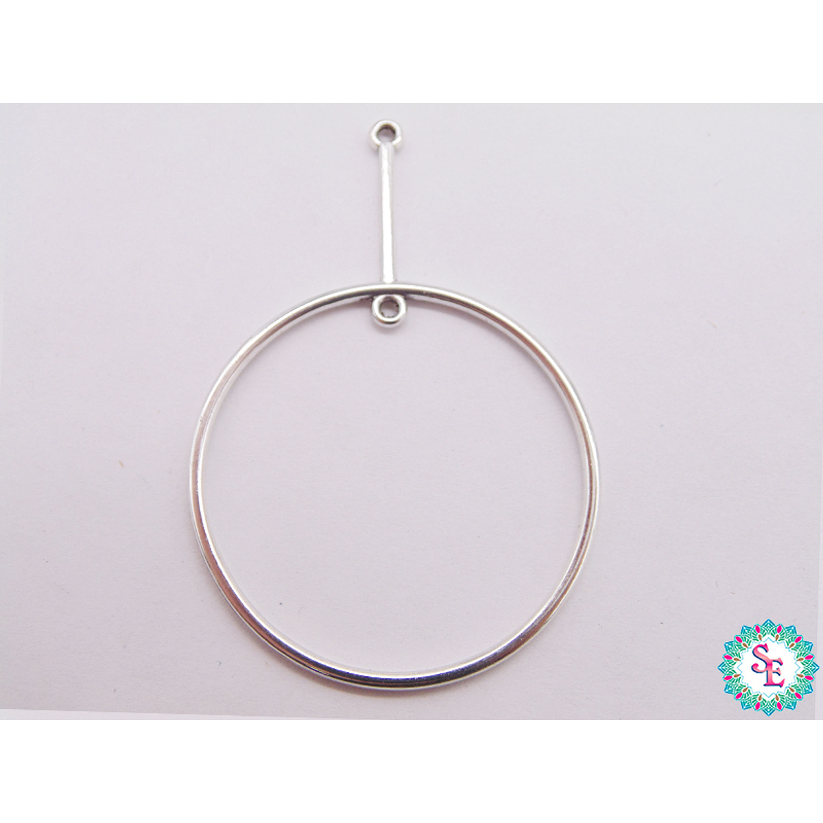 SAMAK SILVER TERMINAL CIRCLE STICK LARGE 58MM X UND