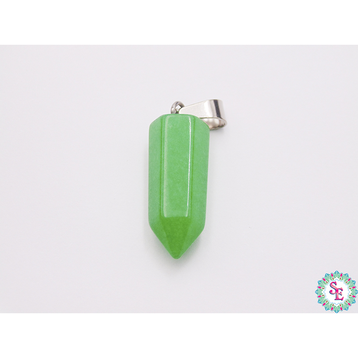 NATURAL STONE PENDULUM 9*22M GREEN AGATE X UND