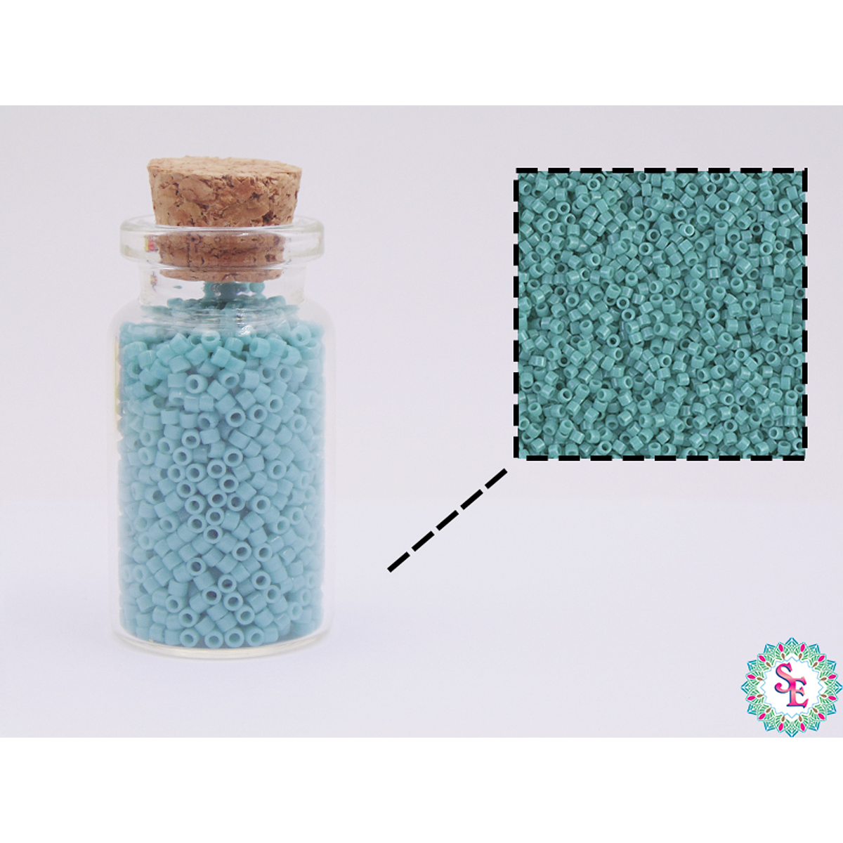 MIYUKI DELICA 11/0 TURQUOISE OPAQUE DB729 X 10 GRAMOS