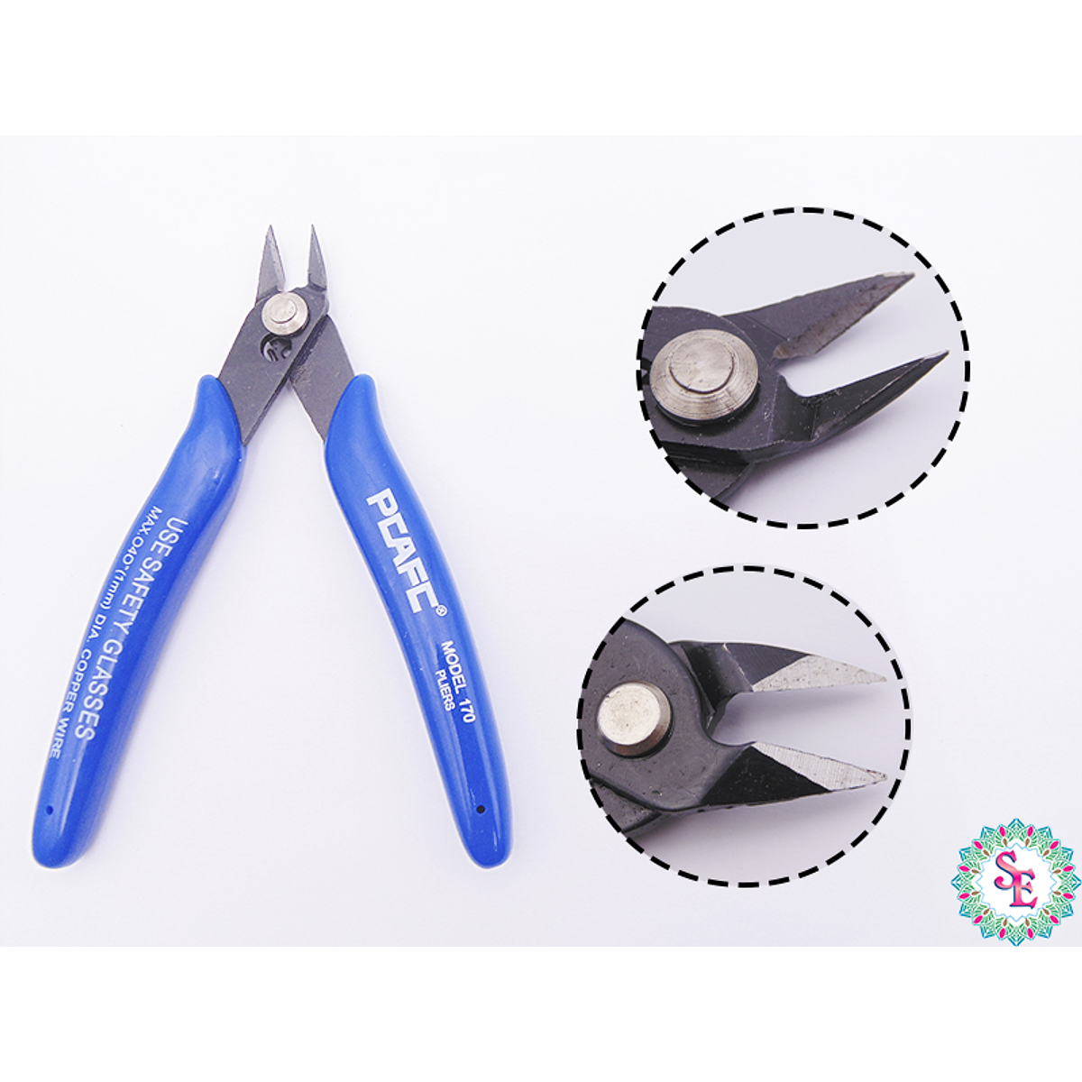 PINZA HERRAMIENTA CORTA FRIO YTH CABO AZUL