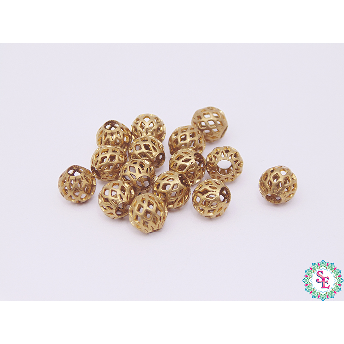 LATON BALIN METALICO FILIGRANA 8MM X 1259 UNIDADES