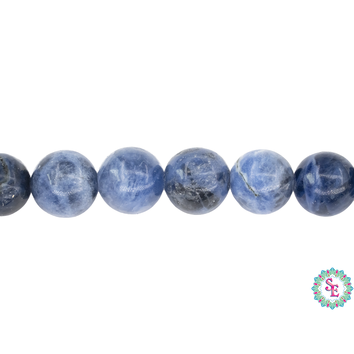 SARTA DE PIEDRA NATURAL LISA 8MM SODALITA