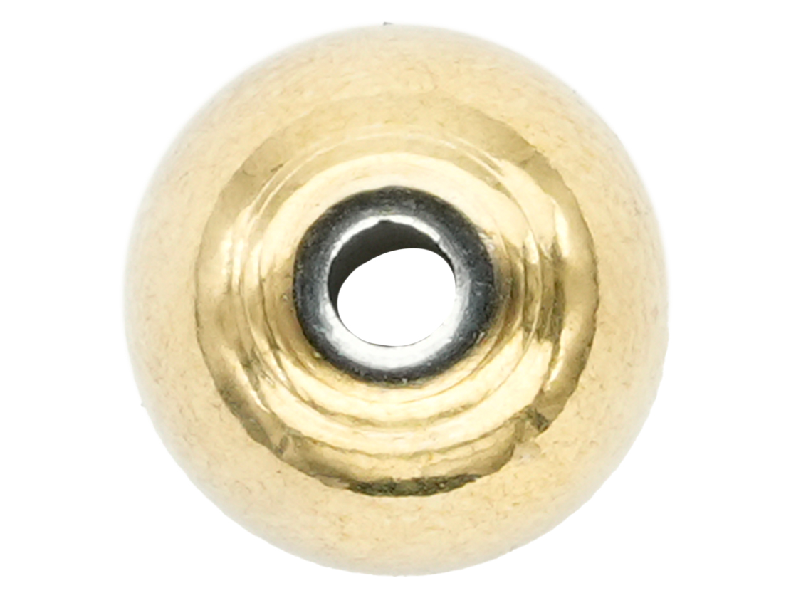 GOLDEN STEEL BALIN # 8MM SOLID HOLLOW SMALL X12UND