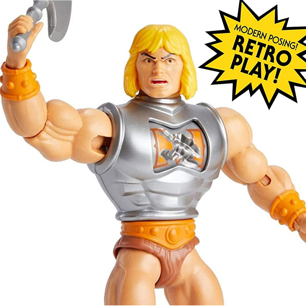 Battle Armor He-Man Deluxe Origins Masters of the Univers...