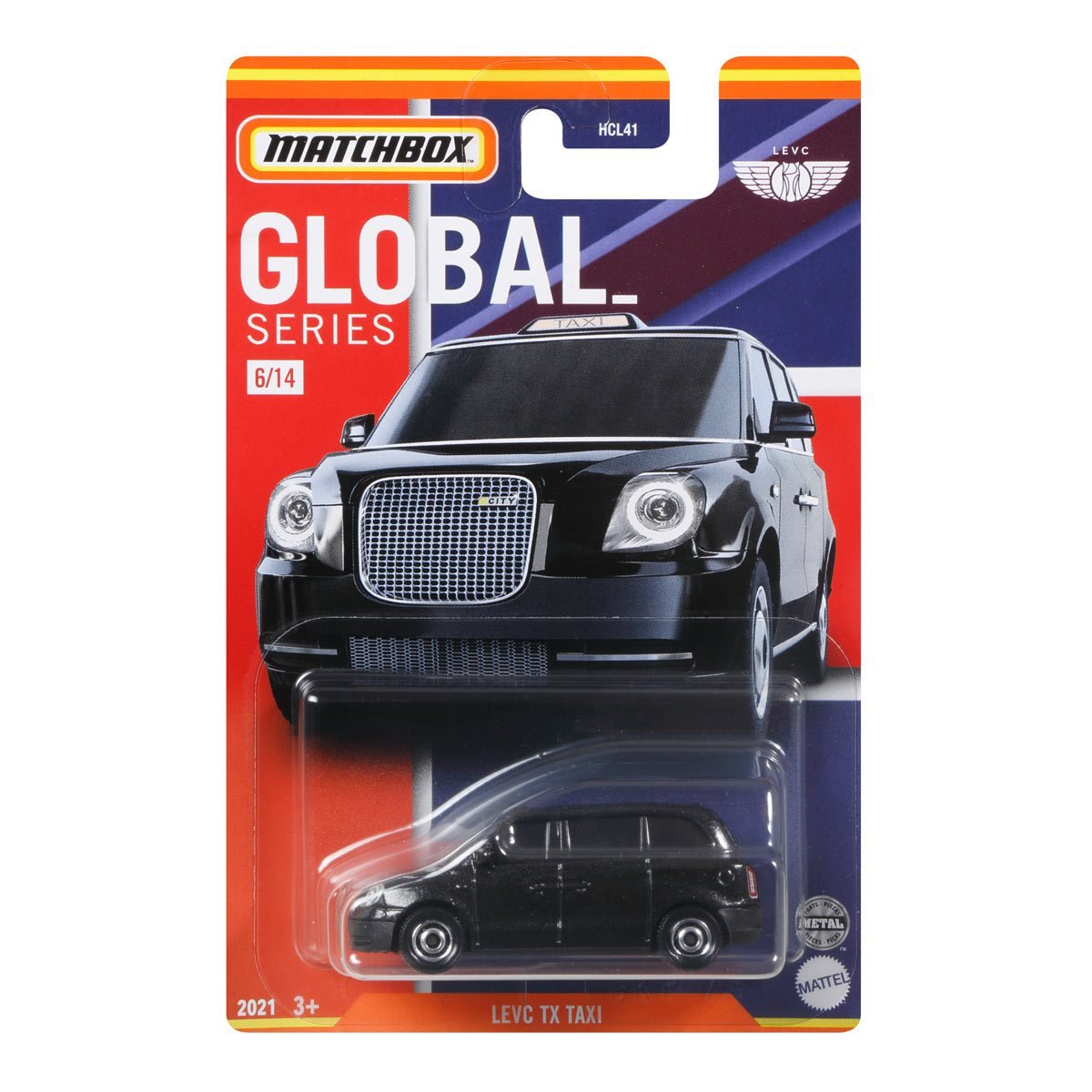 LEVC TX Taxi #6 Global Series Matchbox 1:64