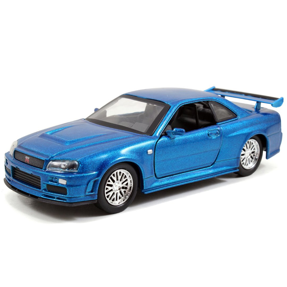 Brian's Nissan Skyline GT-R R34 Silver and GT-R R34 Fast ...