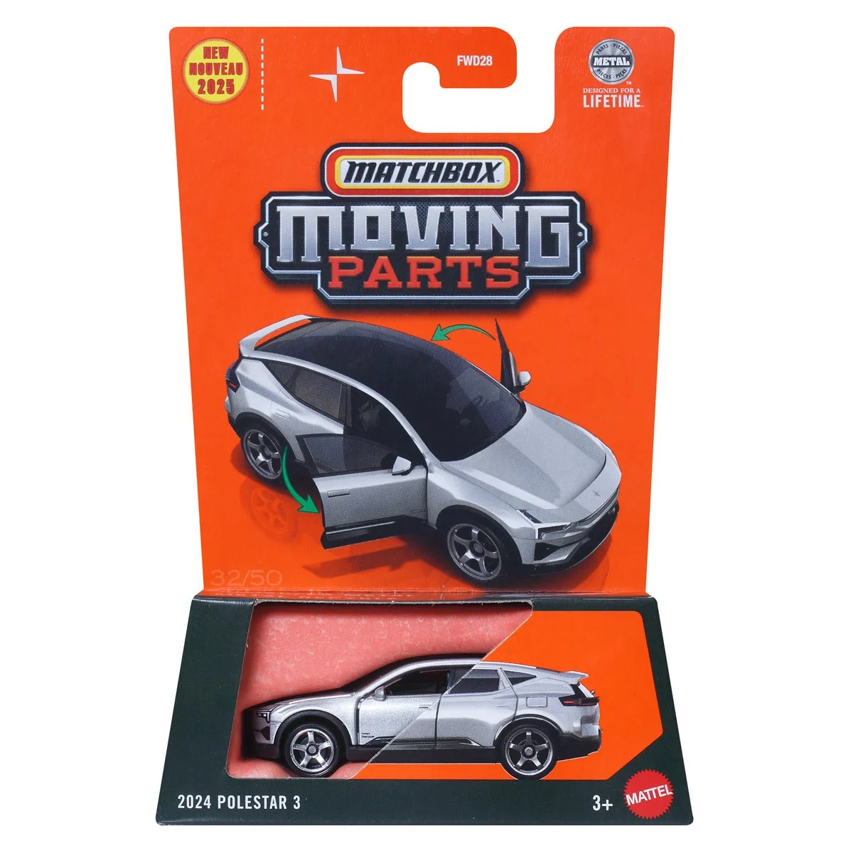 2024 Polestar 3 Cabriolet Moving Parts Matchbox