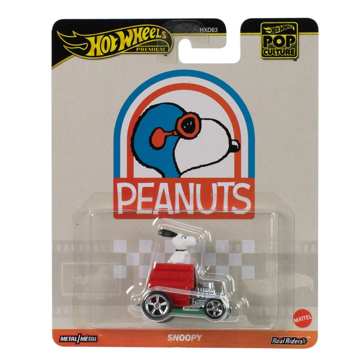 Snoopy Peanuts Pop Culture Hot Wheels Premium 1:64