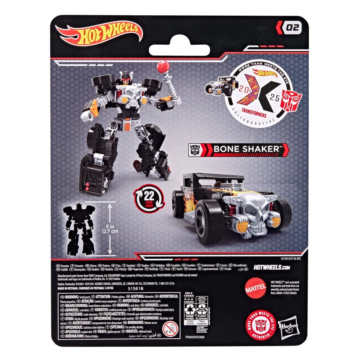 Bone Shaker Hot Wheels x Transformers Collaborative