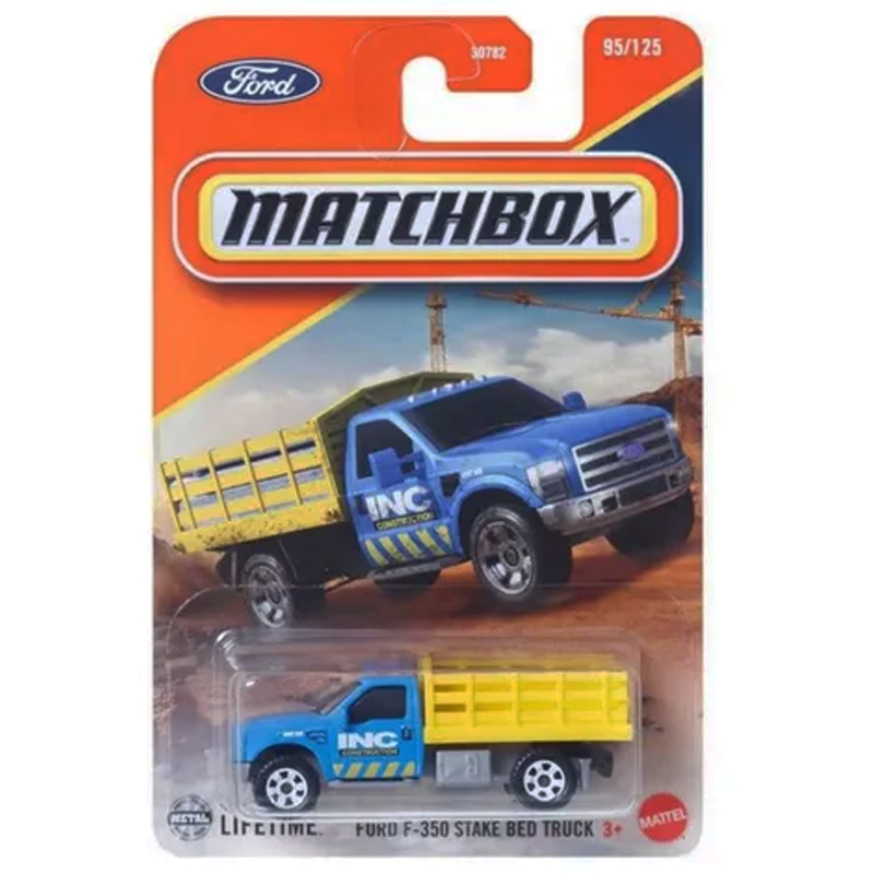Ford F-350 Stake Bed Truck Vehículo Matchbox Básico Car Coll