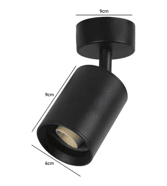 Aplique Porta Ampolleta Dicroica Gu10 Dirigible