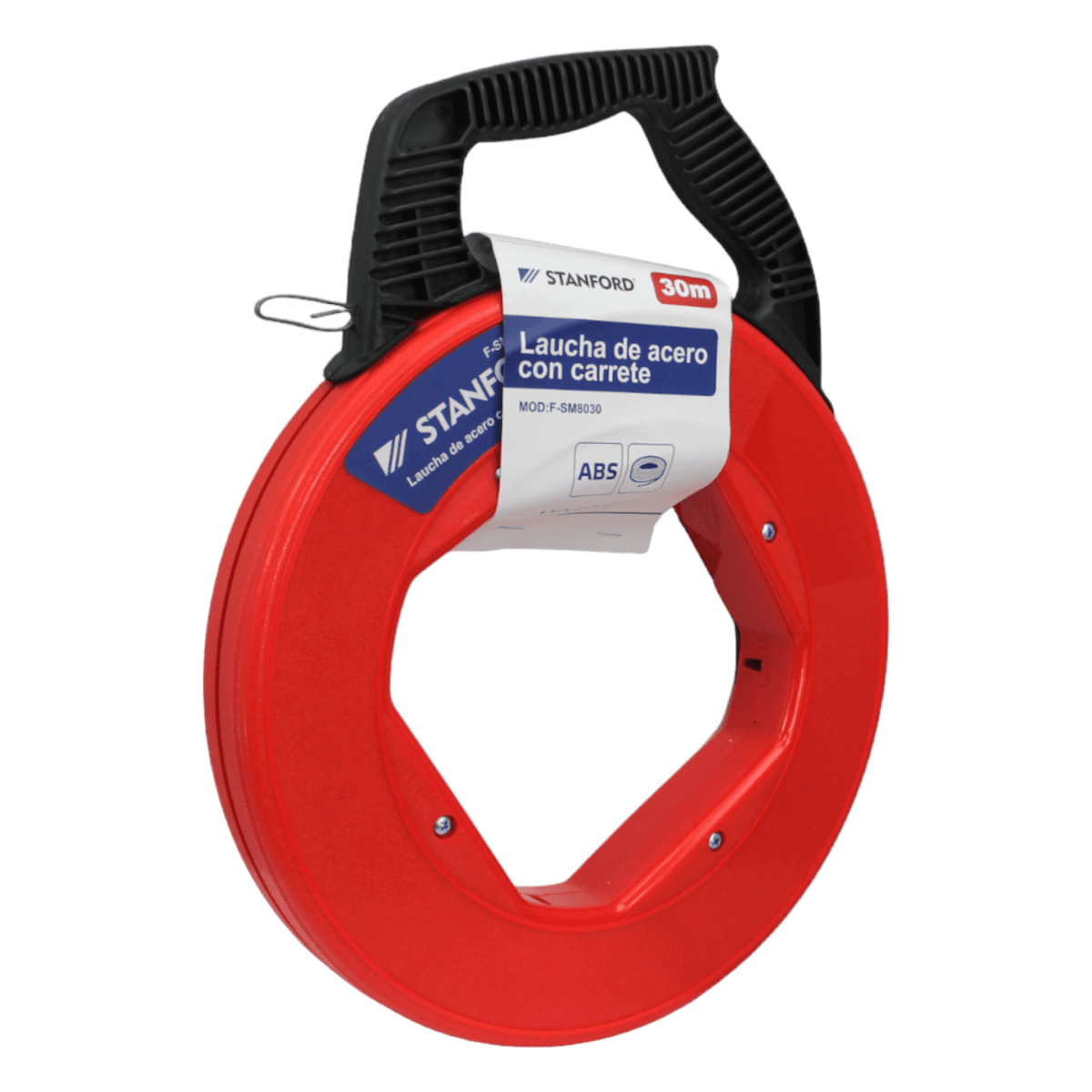Laucha De Acero Con Carrete Pasacable 30 Mts *3mm Stanford