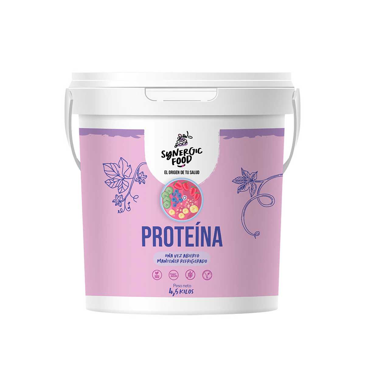 SynergicFood Proteína Balde 1 unidad