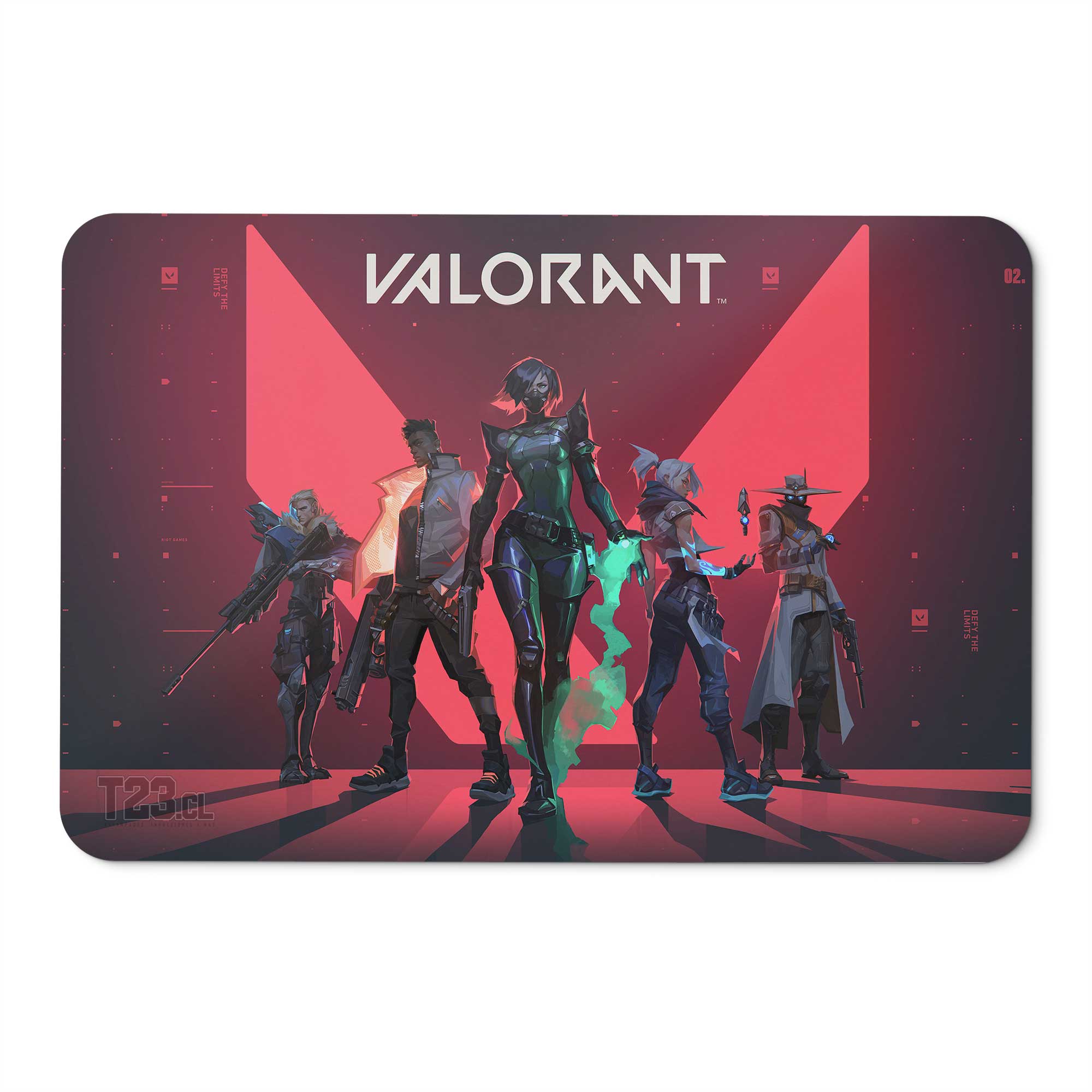 Mouse Pad Gamer Valorant 60 X 40 Cm - T23.cl
