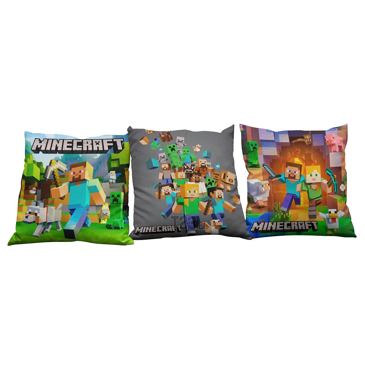 Cojín Minecraft: Diseño Único y Confort Gamer - T23.cl