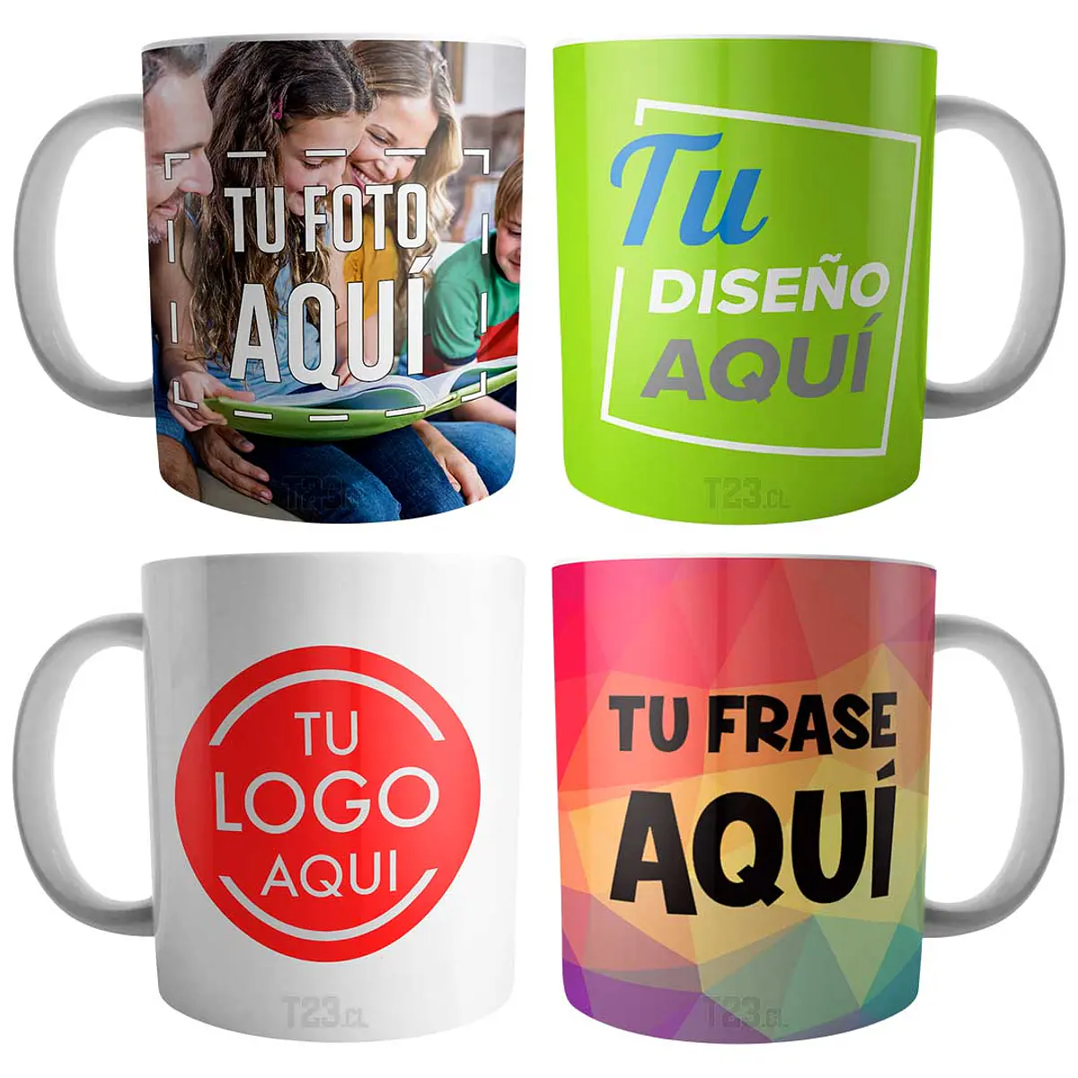 Pack 40 Tazas personalizadas ¡Crea momentos únicos! - T23.cl