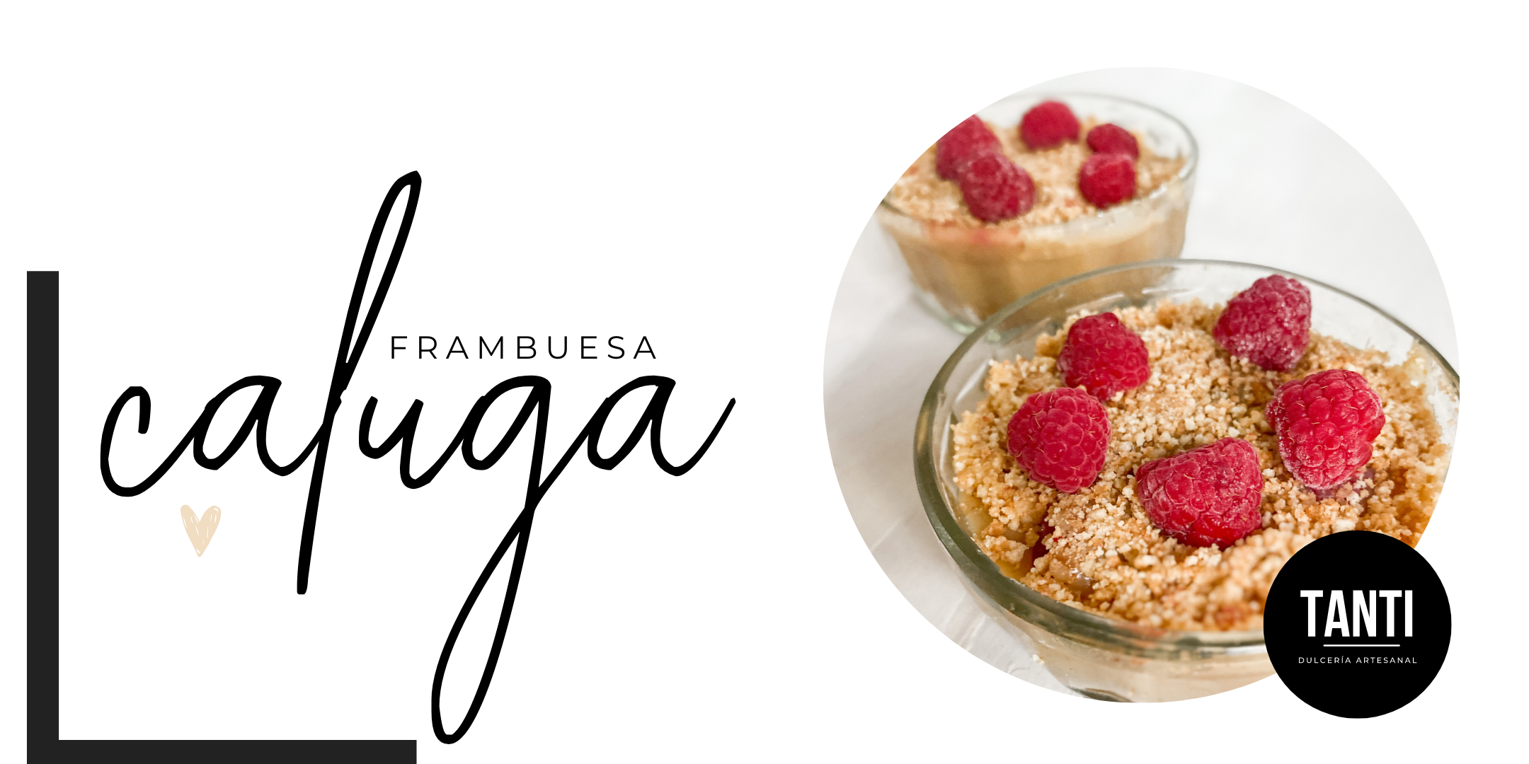 Postre Caluga Frambuesa