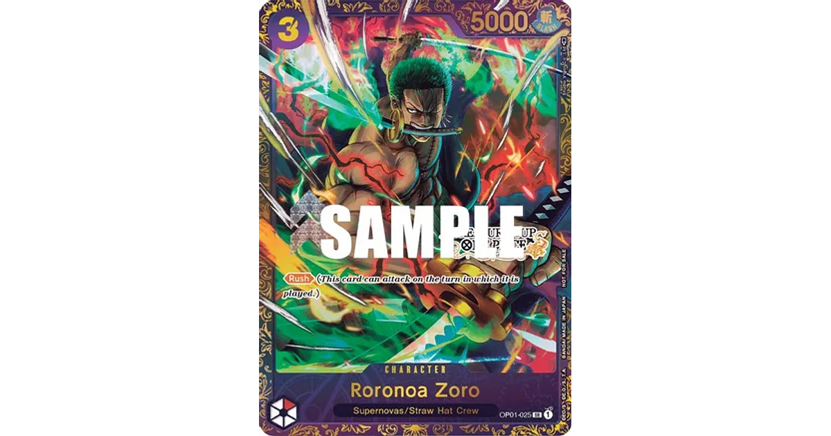 Roronoa Zoro (OP01-025) - Treasure-Cup