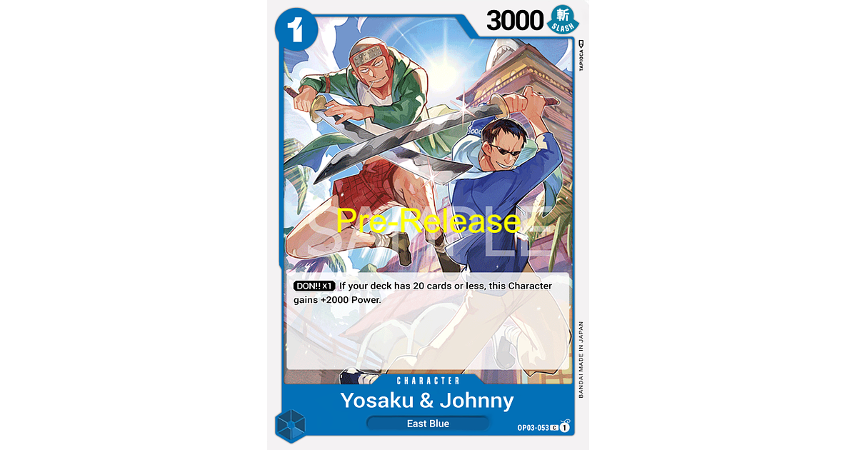 Yosaku & Johnny (OP03-053) - Pre-Release