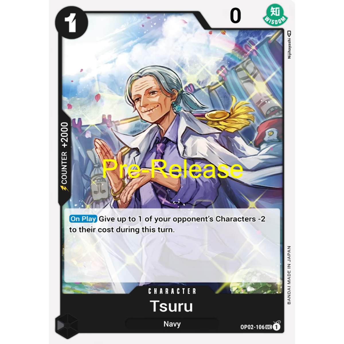 Tsuru (OP02-106) - Pre-Release