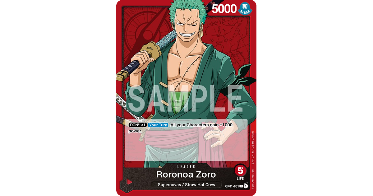 Roronoa Zoro (OP01-001)