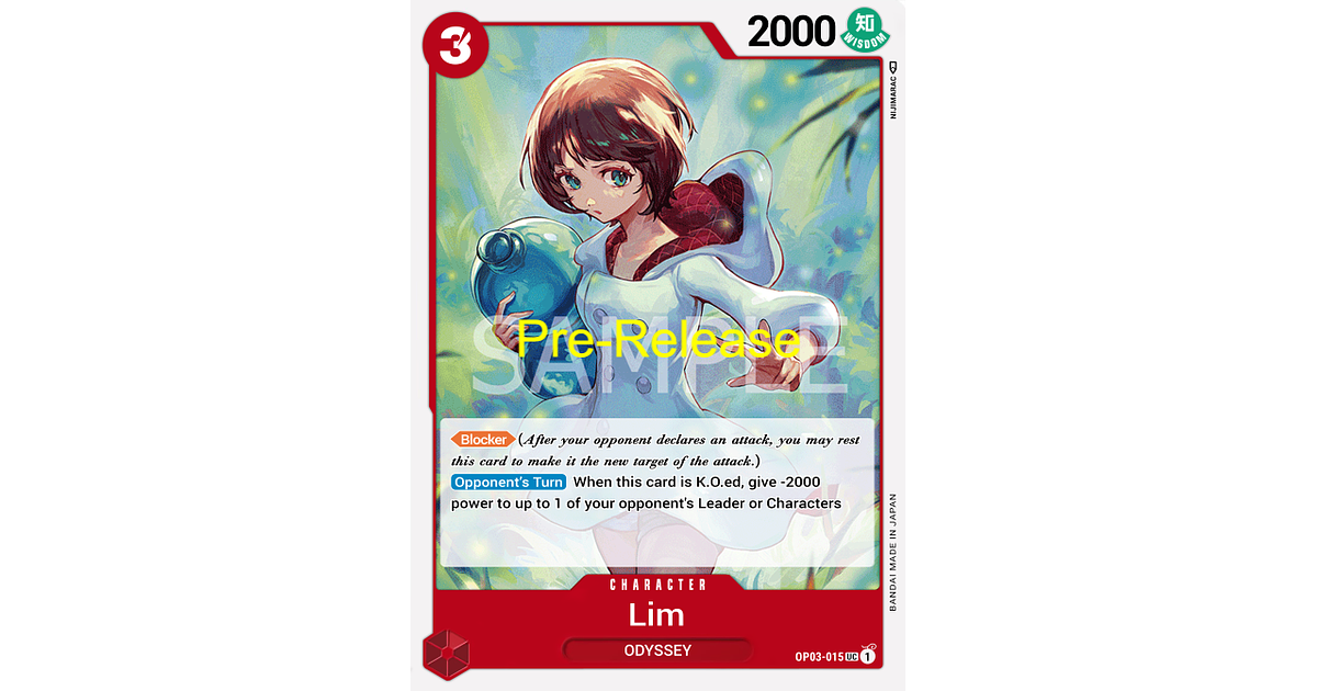 Lim (OP03-015) - Pre-Release