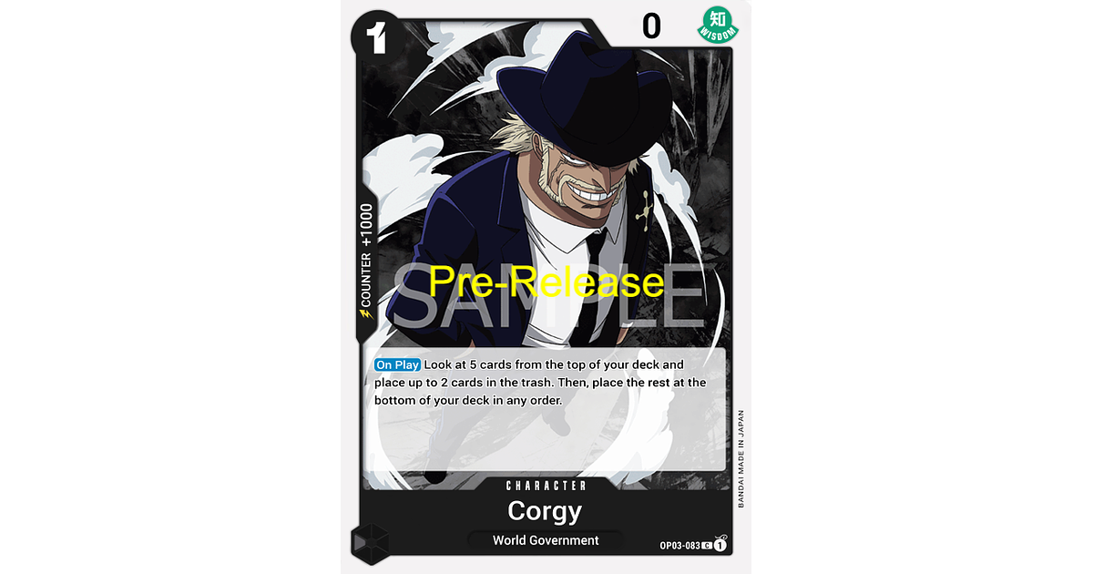 Corgy (OP03-083) - Pre-Release