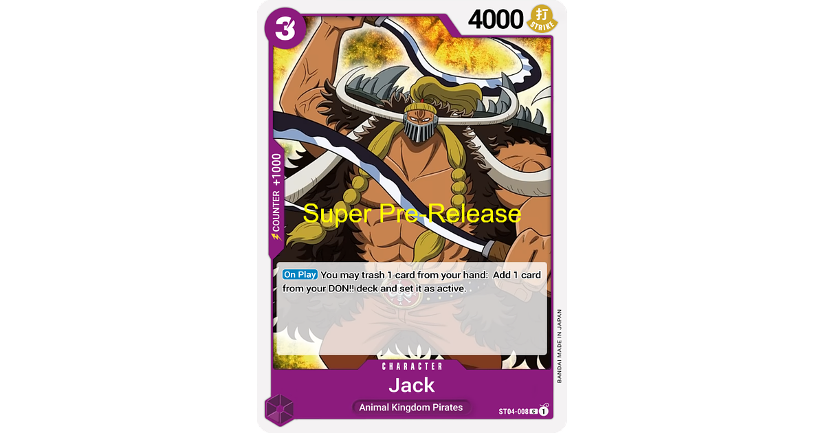 Jack (ST04-008) - Super-Pre-Release
