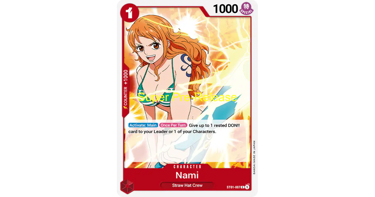 Nami (ST01-007) - Super-Pre-Release