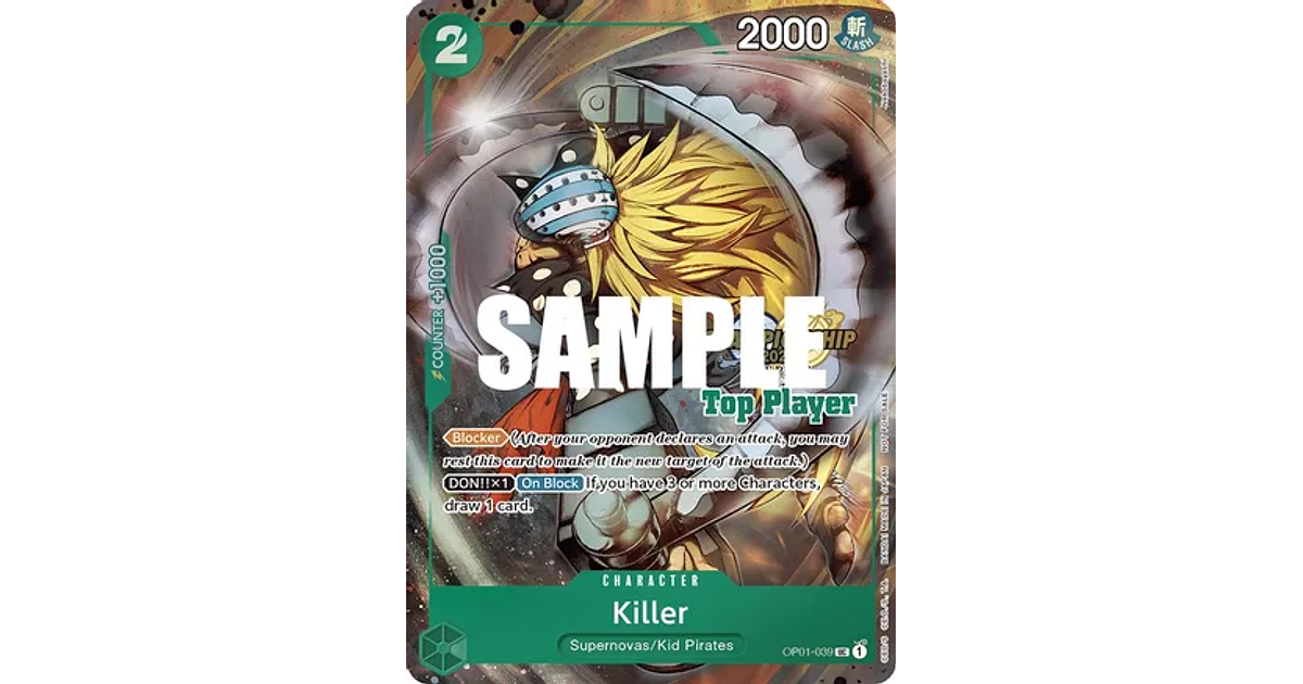 Killer (OP01-039) - CS-2023-Top-Players-Pack