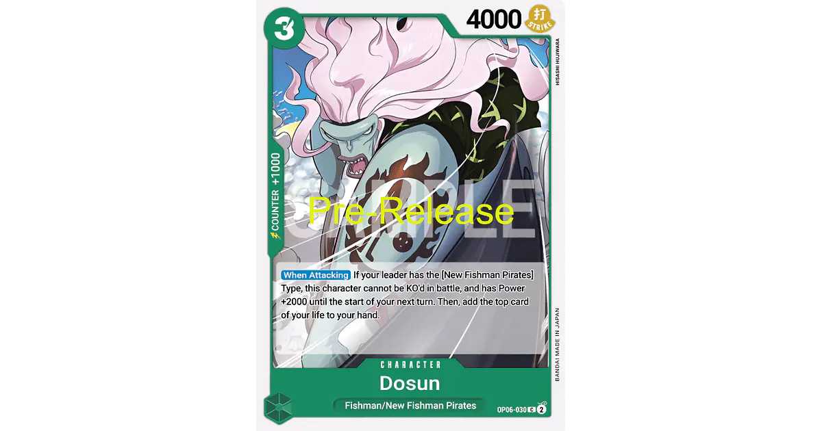 Dosun (OP06-030) - Pre-Release