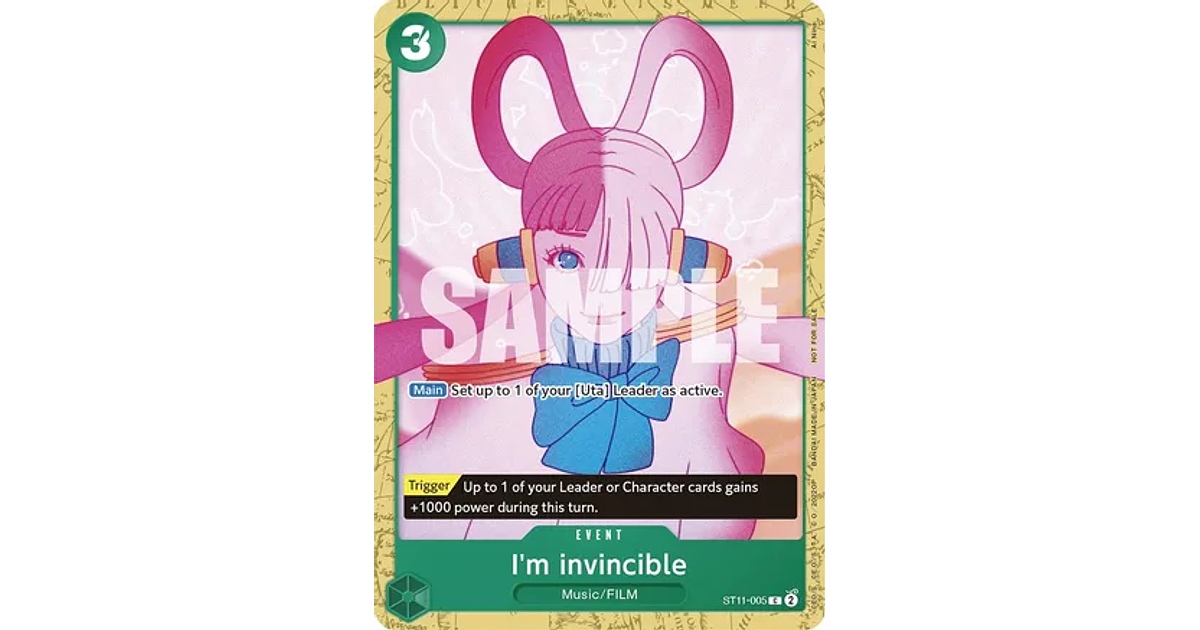 I'm invincible (ST11-005) - Uta-Deck-Battle-Promotion-Pack