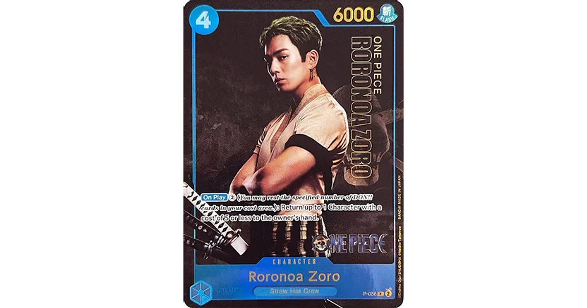 Roronoa Zoro (P-056) - Premium-Card-Collection-Live-Actio...