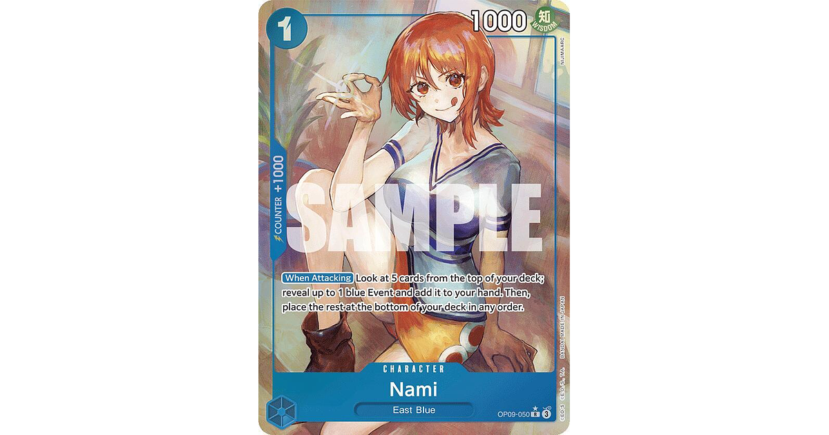Nami (OP09-050) - Alternative-Art