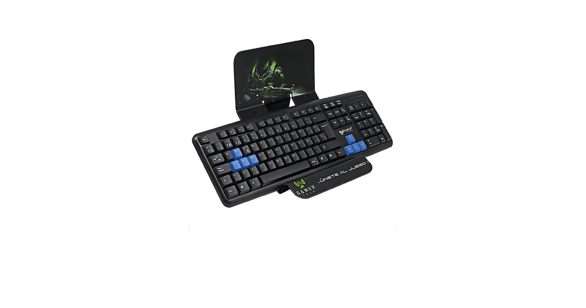 Teclado Gamer Tech Usb Jaltech Gt816t Color del teclado Negr